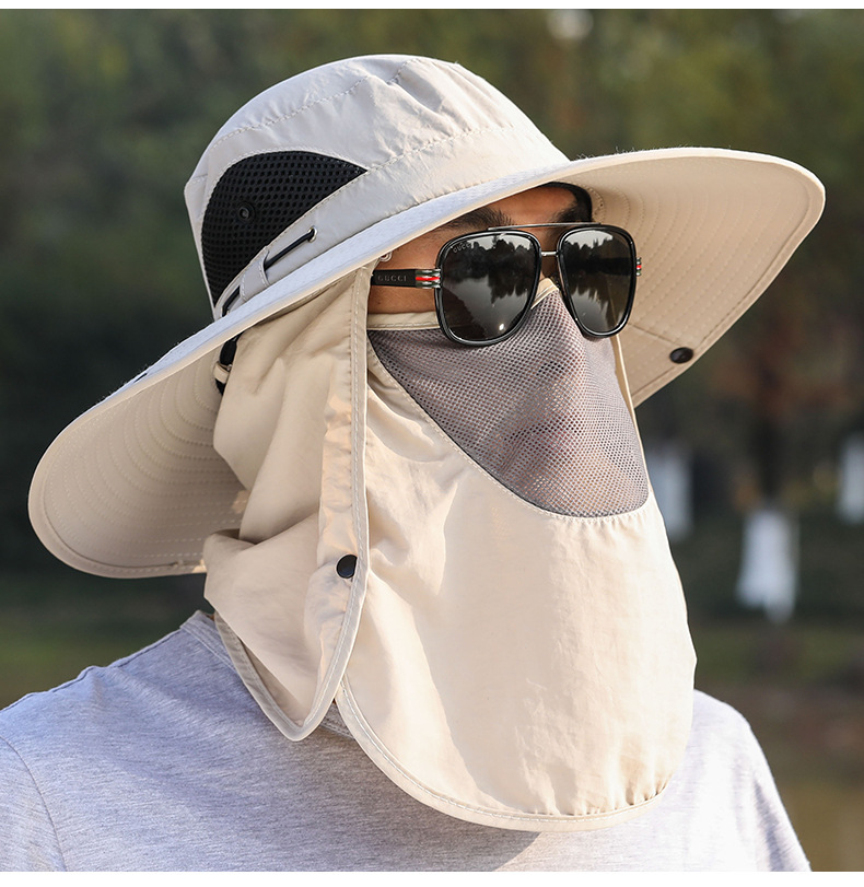 360 Degree Solar Uv Protection Outdoor Summer Sun Hats Protection Neck ...