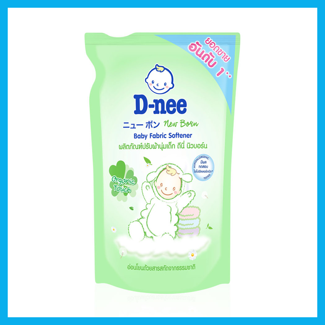 D-nee Baby Fabric Softener Pouch Green 550ml - KONNIE&COCO - ThaiPick