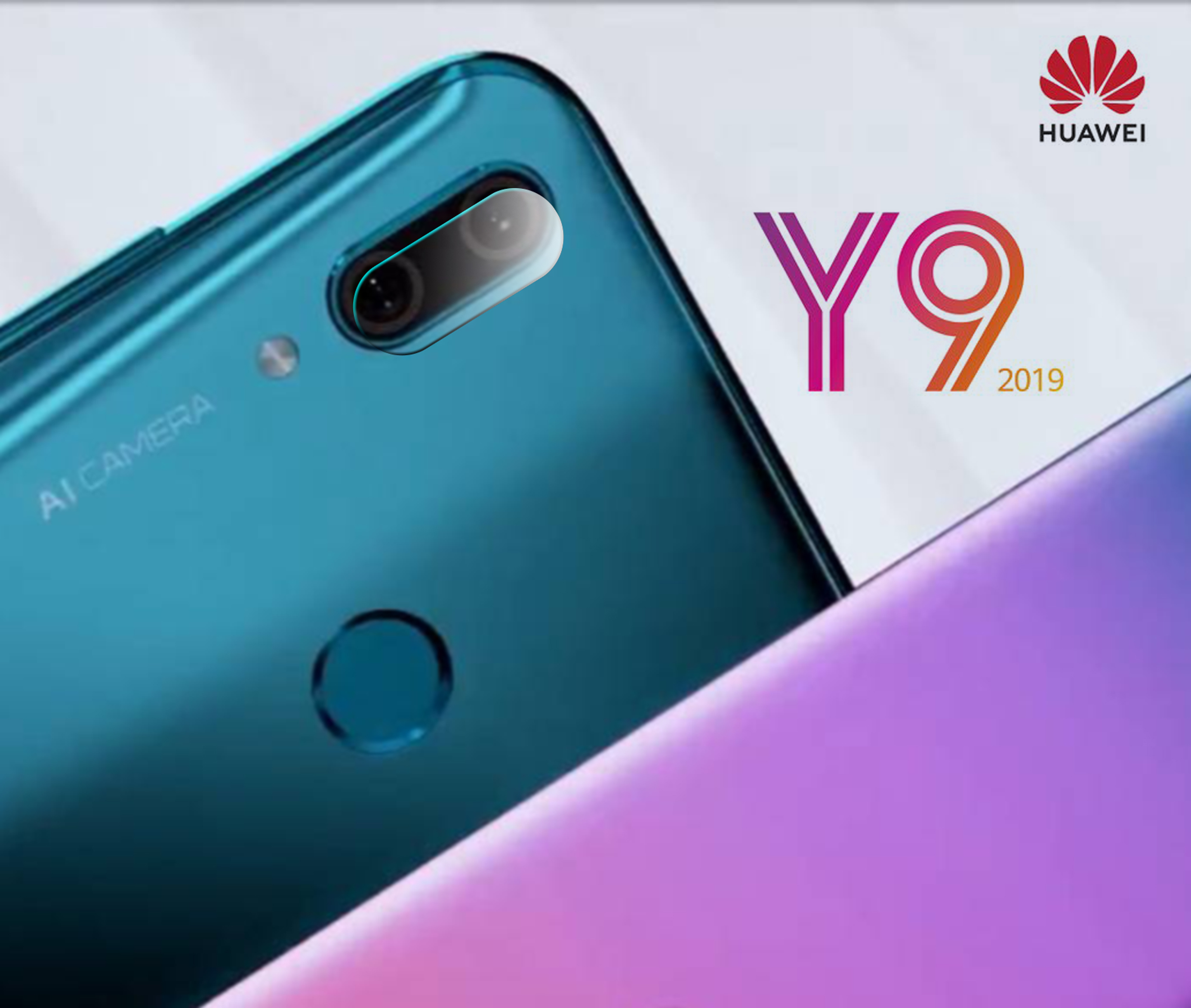 P ️M 5D ฟิล์มกระจกนิรภัย กล้องหลัง หัวเว่ย วาย9 (2019) Camera Protector ...