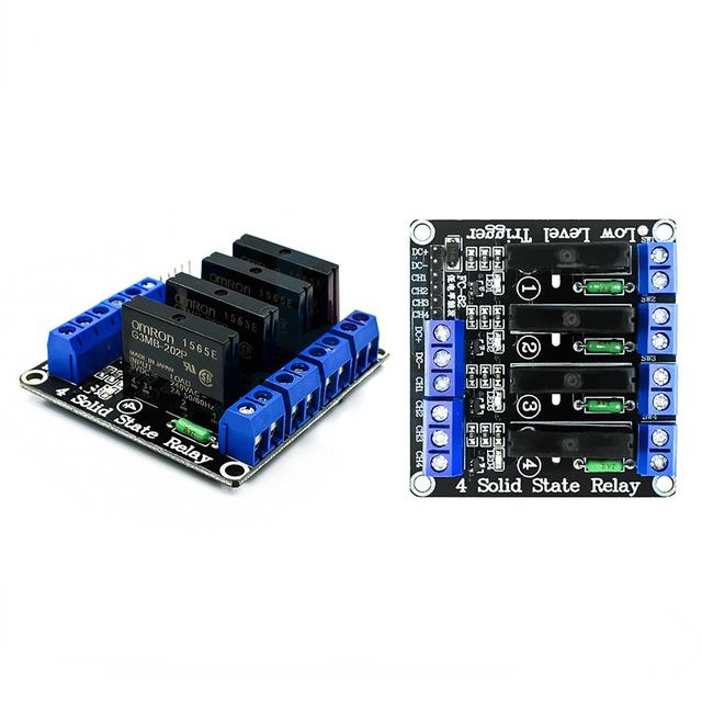 Relay 1/2/4/8 Way Solid State Relay Module DC 5V Low Level Trigger ...