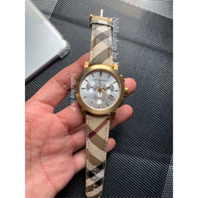 BURBERRY Check Pattern Brown Dial - Rose Gold - Berrybell Watch - ThaiPick