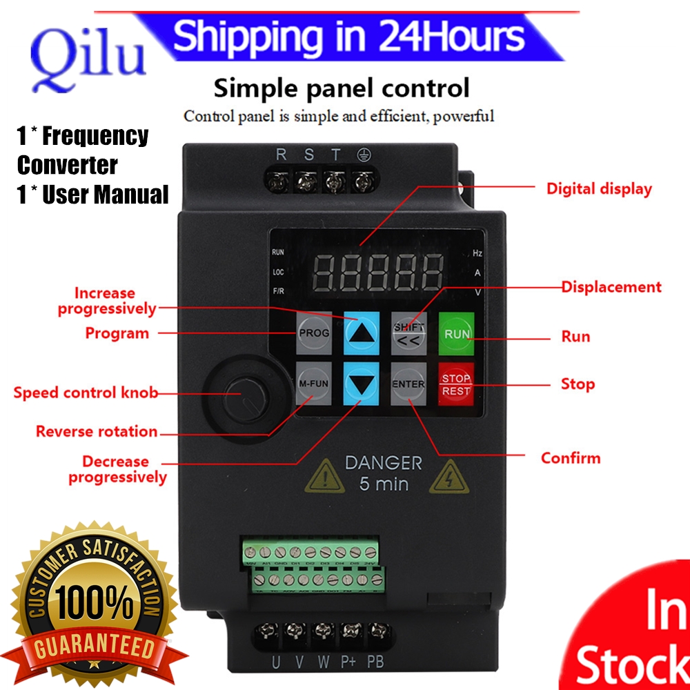 Output 380V 4kW AC Input 220V /Input single phase output three phase - MixASale