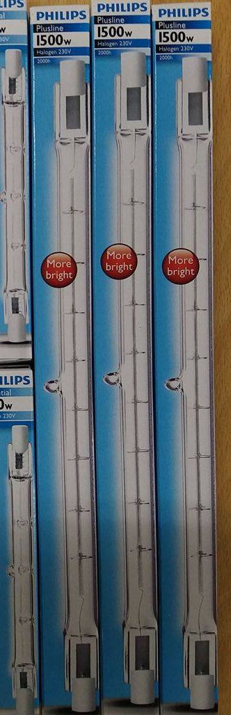 (บรรจุ1หลอด)หลอดฮาโลเจน 1500W Philips Halogen หลอดไฟฮาโลเจนสปอร์ตไลท์ ...