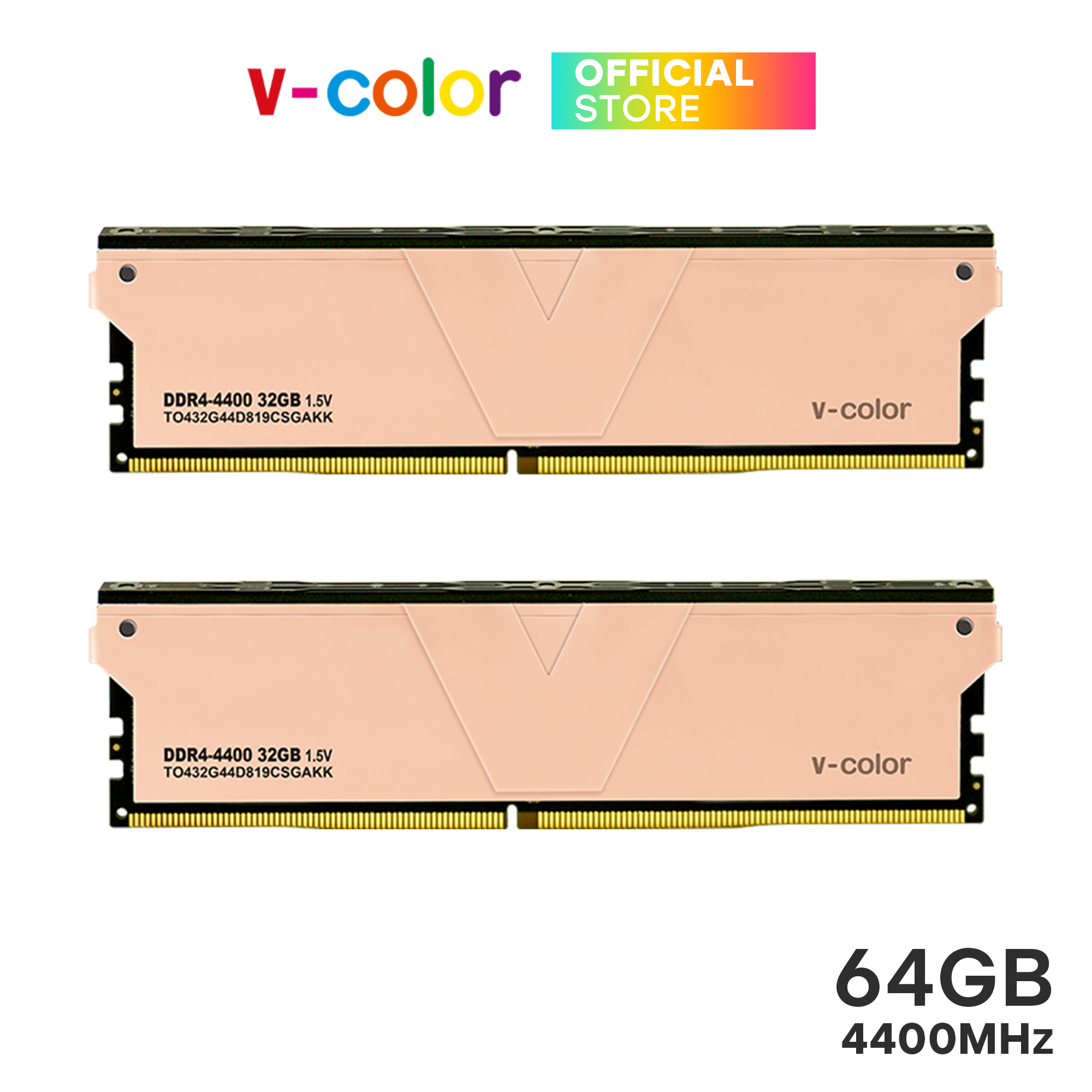 v-color Skywalker Plus non RGB 64GB (32GBx2) DDR4 Bus 4400MHz | Lazada ...