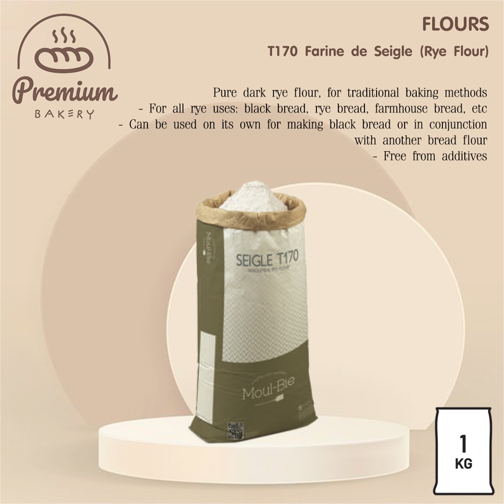 Moul-Bie | T170 Farine de Seigle (rye flour) - 1kg | Lazada.co.th
