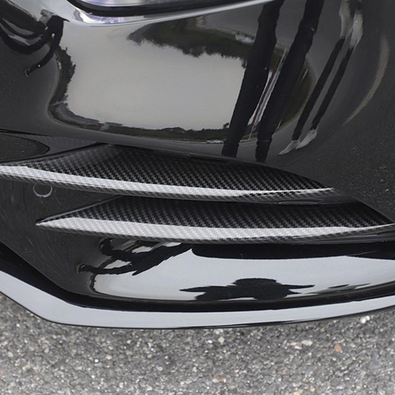 Car Front Fog Lamp Strips Trim Cover Sticker Air Intake Grille Slats ...