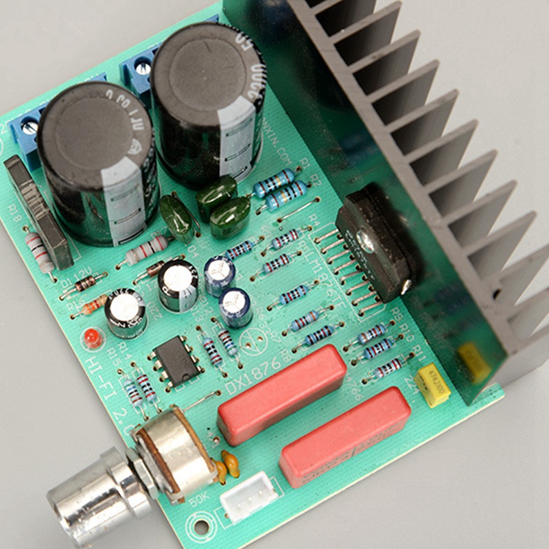 30W+30W LM1876 Stereo Audio Power 4558 Amplifier Board 2.0 Stereo Class ...