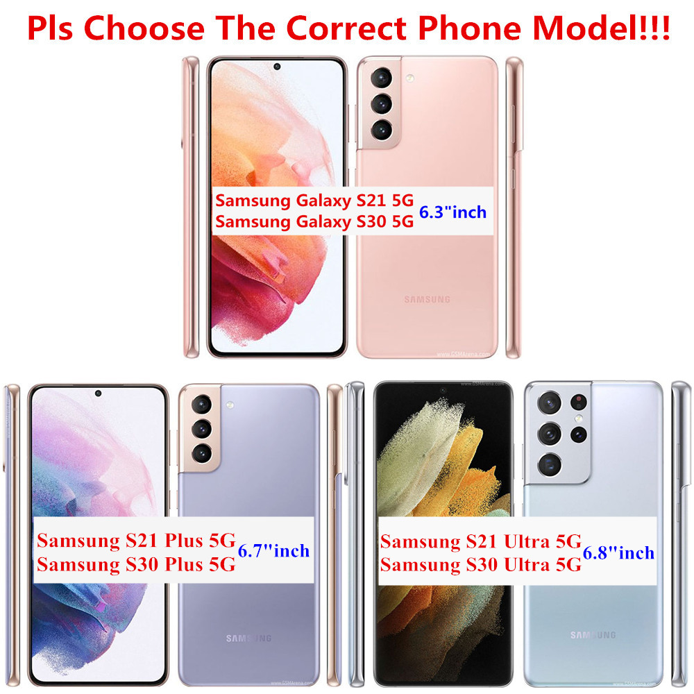 For Samsung S21 Plus Case Galaxy S30 Ultra Cover Hybrid Tough Slide ...