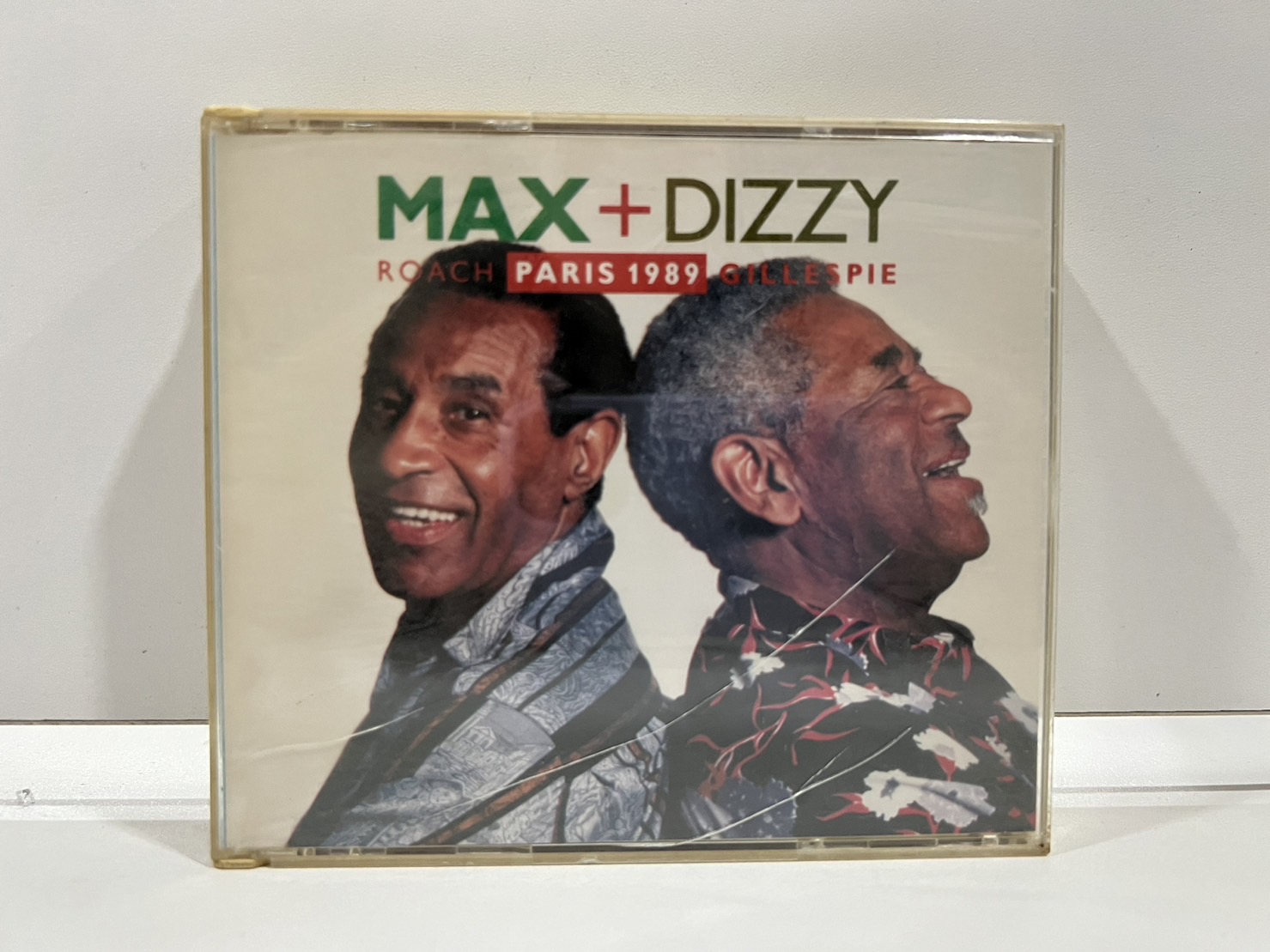 2 CD MUSIC ซีดีเพลงสากล MAX AND DIZZY-PARIS 1989 MAX ROACH AND DIZZY ...