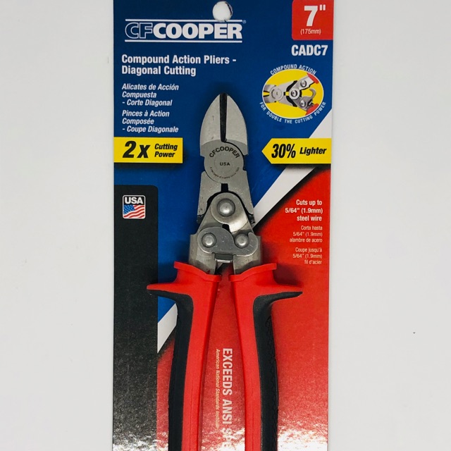 SALE!! ลดราคา CF Cooper คีมตัดสายไฟ 7” 175mm แท้ USA อย่างดี100% ใช้งาน ...