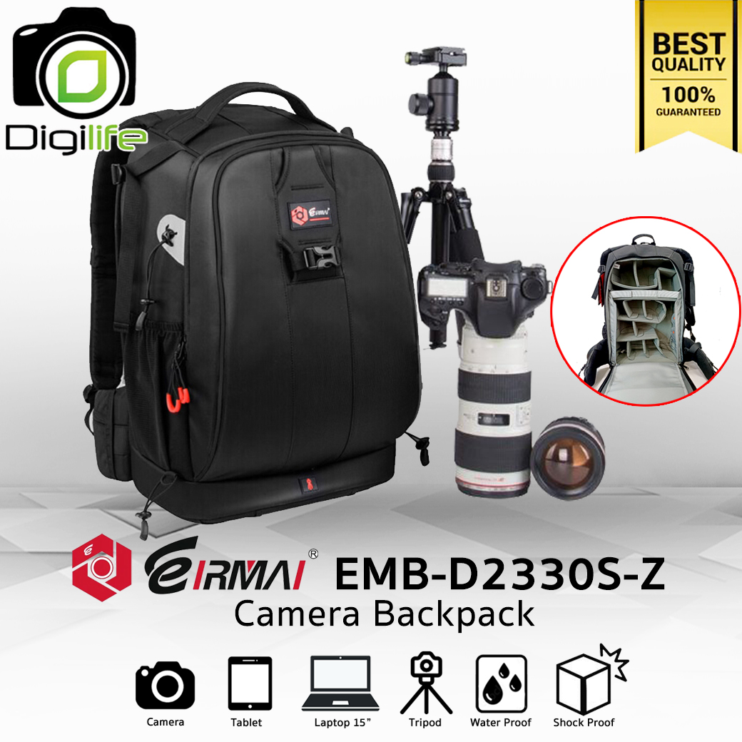 Eirmai Bag EMB-SD06-Z Canvas Backpack For Camera Flash Accessories ...