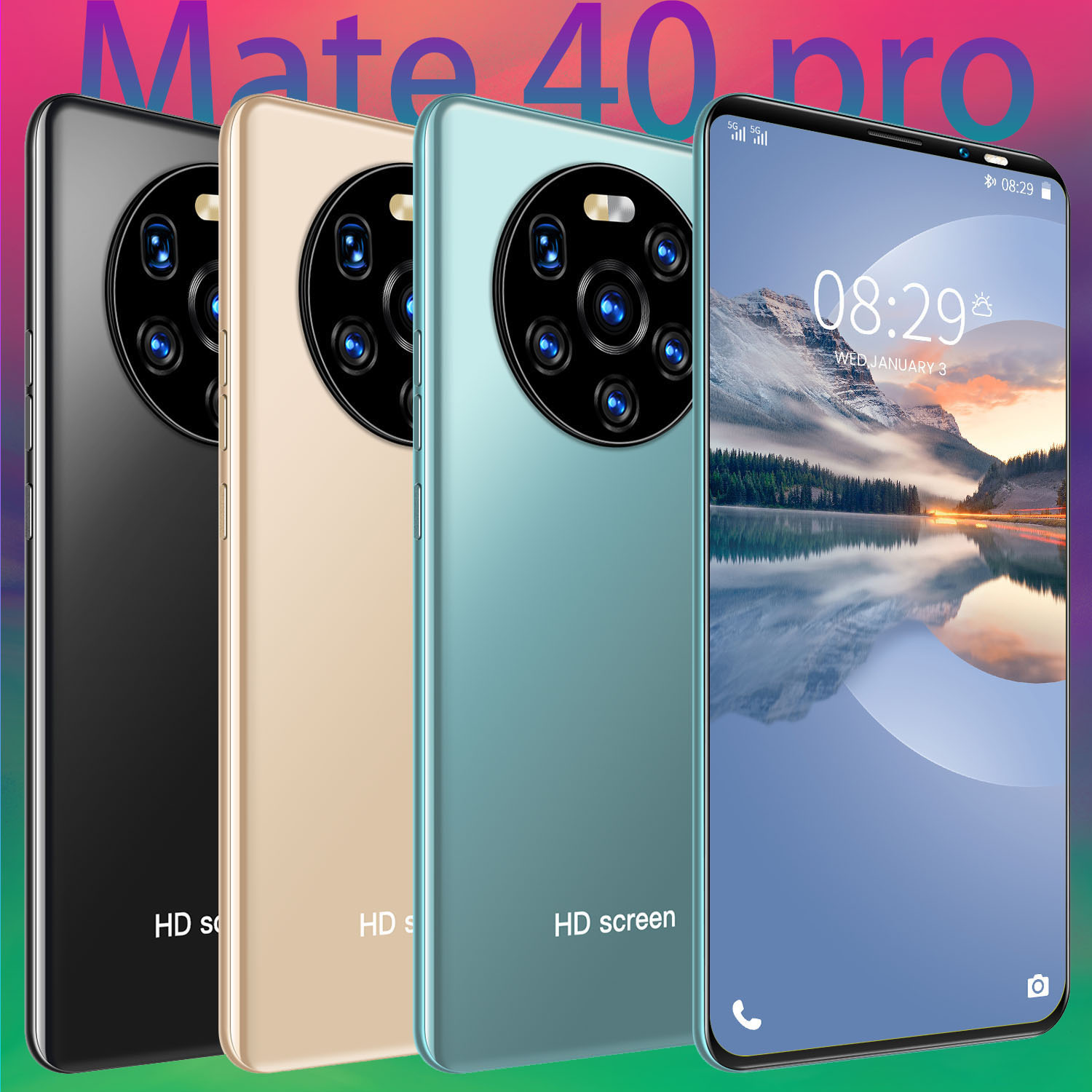 HAUWEI New arrival Mate40 pro 5.8 inch Screen 6GB +128GB 4800mAH ...