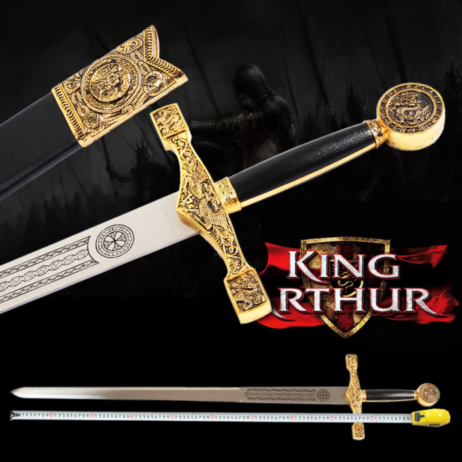 Roman โรมัน Excalibur เอกซ์แคลิเบอร์ ในตำนานของ King Arthur คิงอาเธอร์ ...