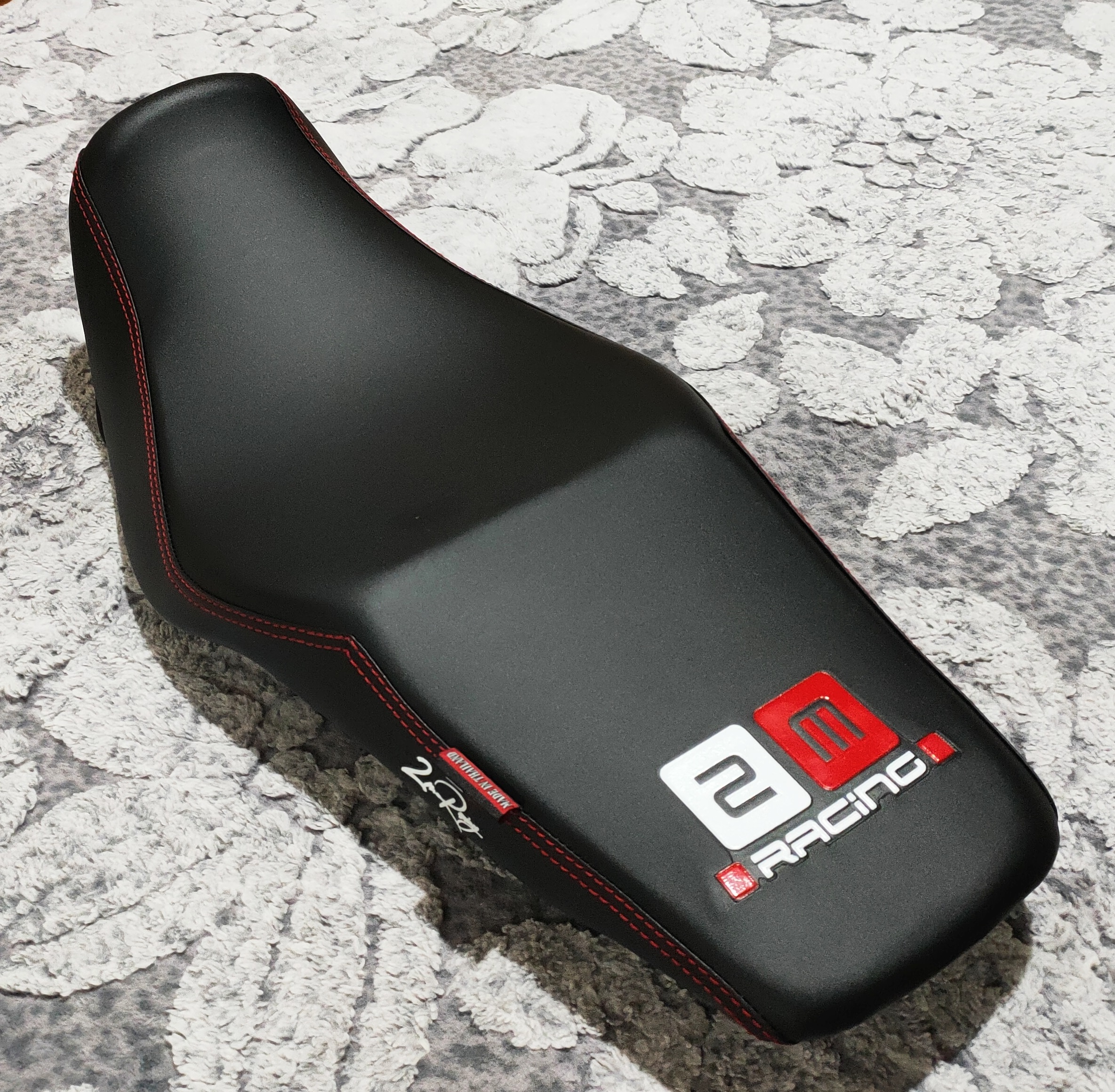 เบาะปาด เบาะแต่งผ้าหลีดเดอร์ สำหรับรุ่น HONDA Msx sf เบาะแต่งแบรนด์2M ...