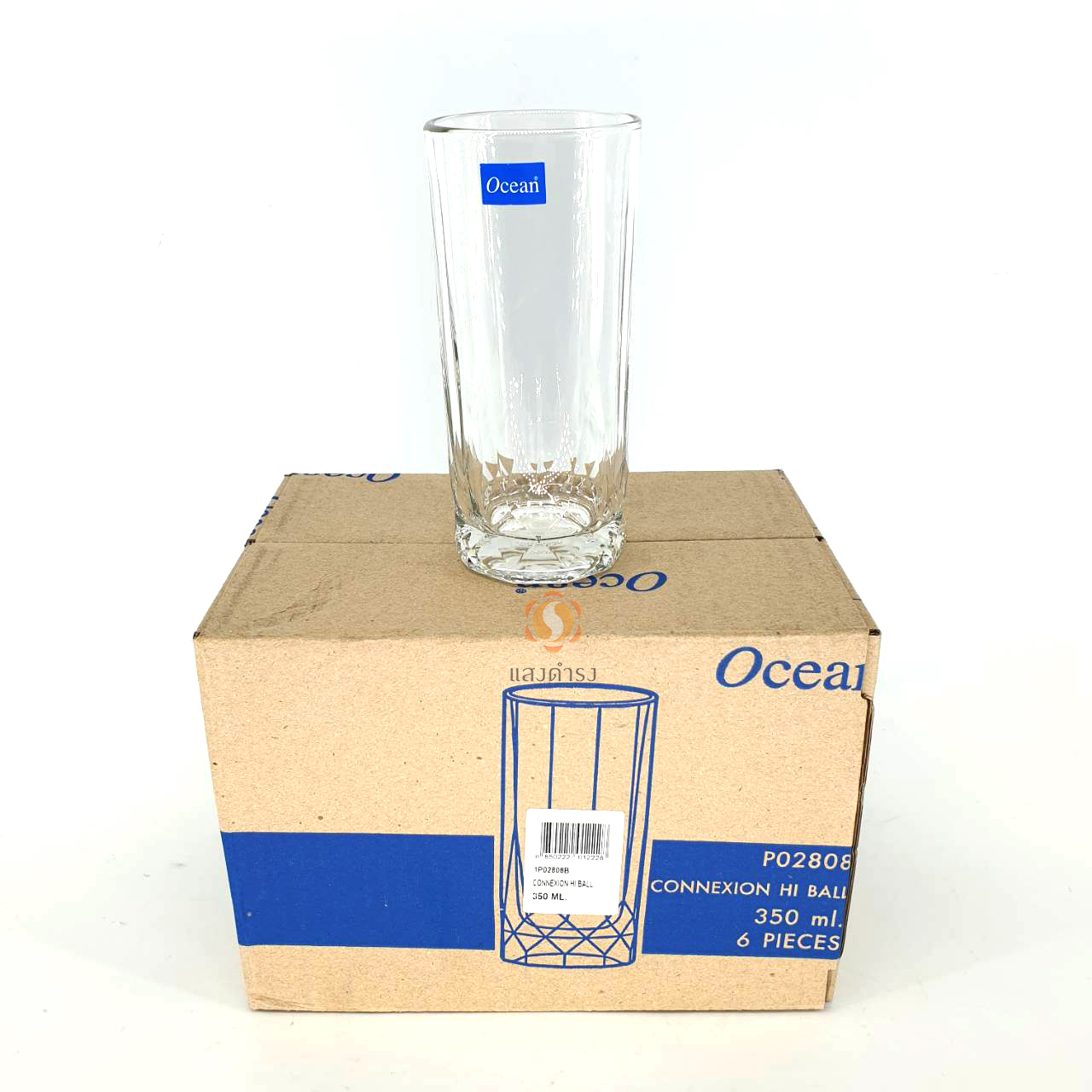 Ocean แก้ว Connexion Hi Ball P02808 แก้วโอเชี่ยน แก้วเหล้าในผับ แก้วน้ำ ...