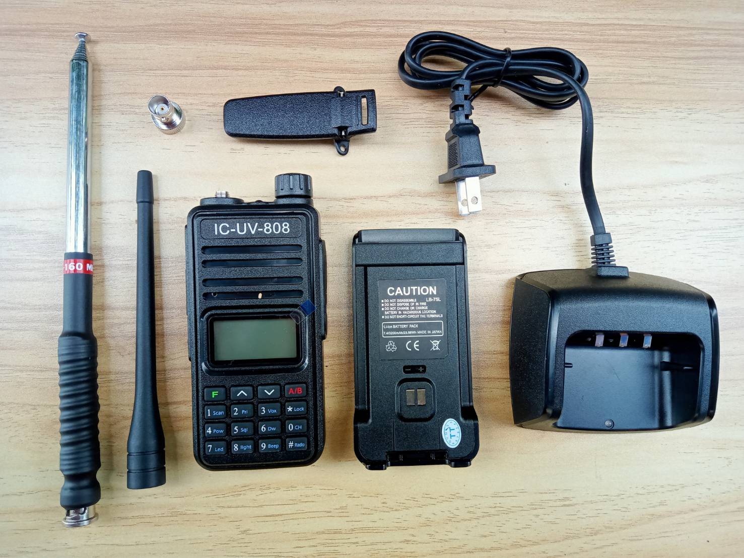 ICOM IC-V86-T วิทยุสื่อสารสมัครเล่น เครื่องดำ กำลังส่งแรง ถูกต้องตาม ...
