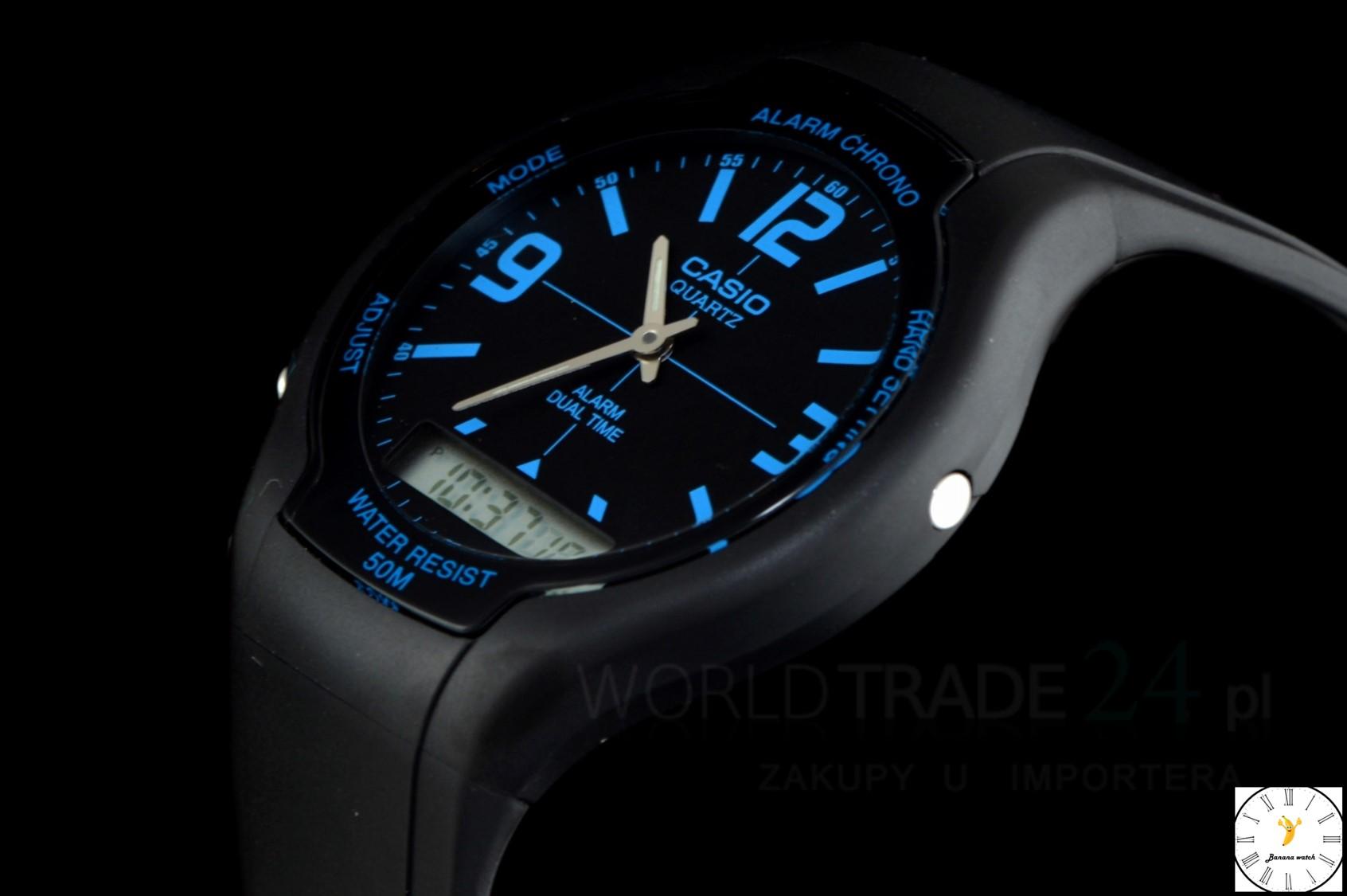 CASIO นาฬิกาข้อมือ รุ่น AW-90H - Banana Watch - ThaiPick