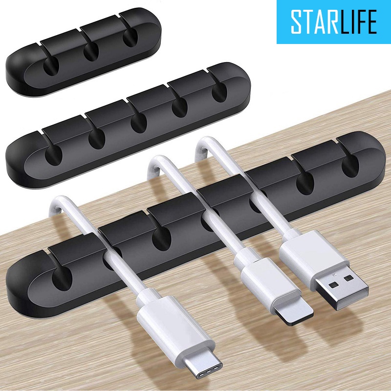 Plug Holder Wall Power Cord Wall Sticker Fastening Clamp Desktop ...