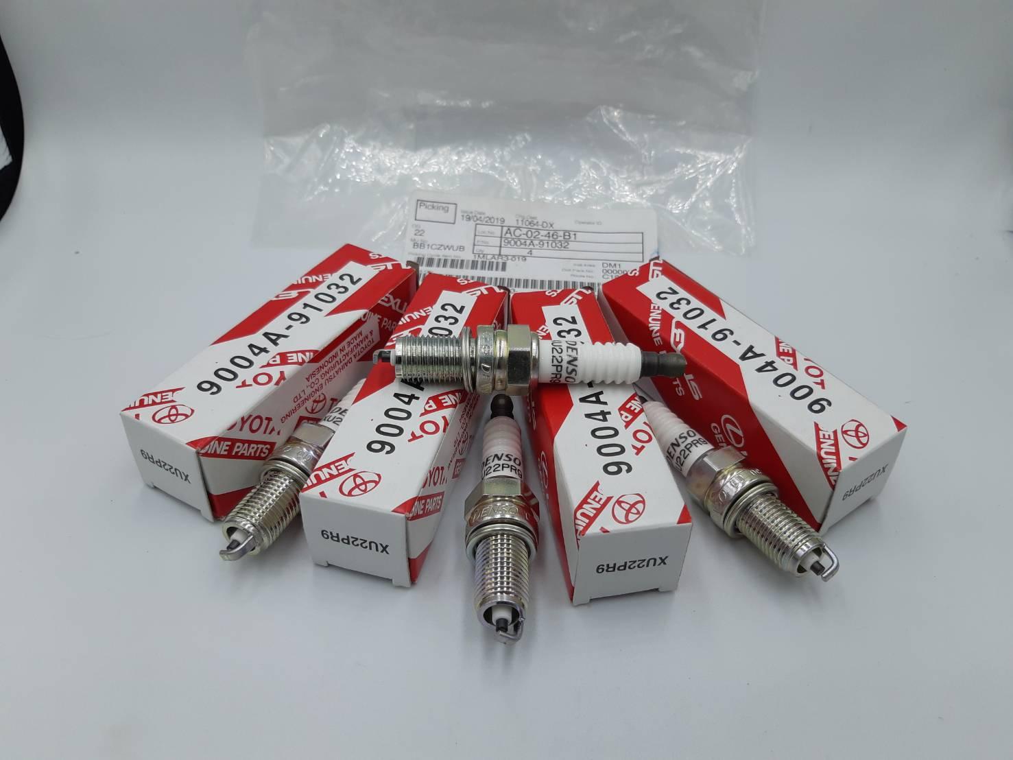 หัวเทียน Toyota รุ่น XU22PR9 สำหรับรถ TOYOTA Avanza อแวนซ่า ( 1 ชุด 4 ...
