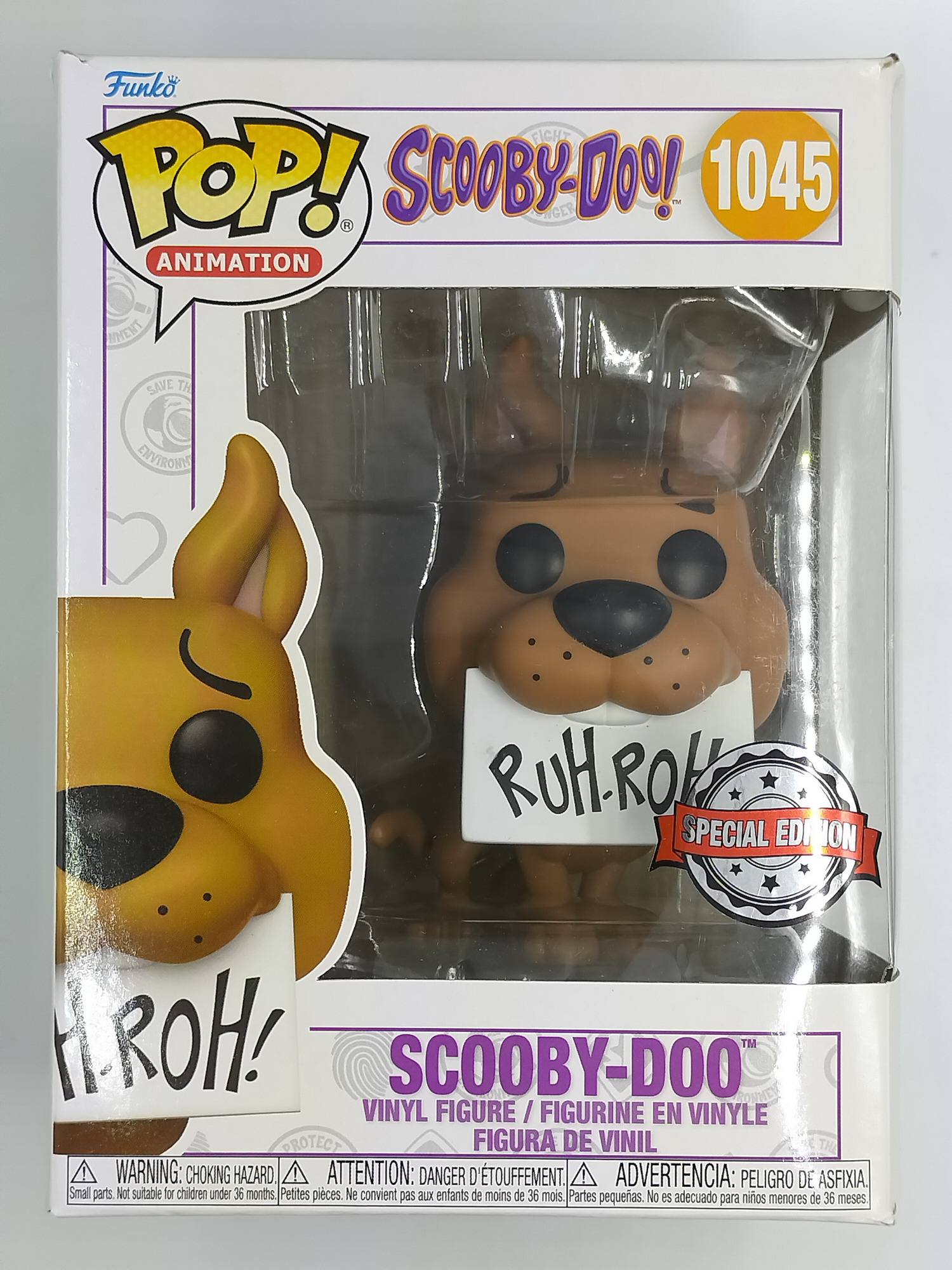 Funko Pop Scooby Doo - Scooby-Doo [Ruh-Roh Sign] #1045 (กล่องมีตำหนิ ...