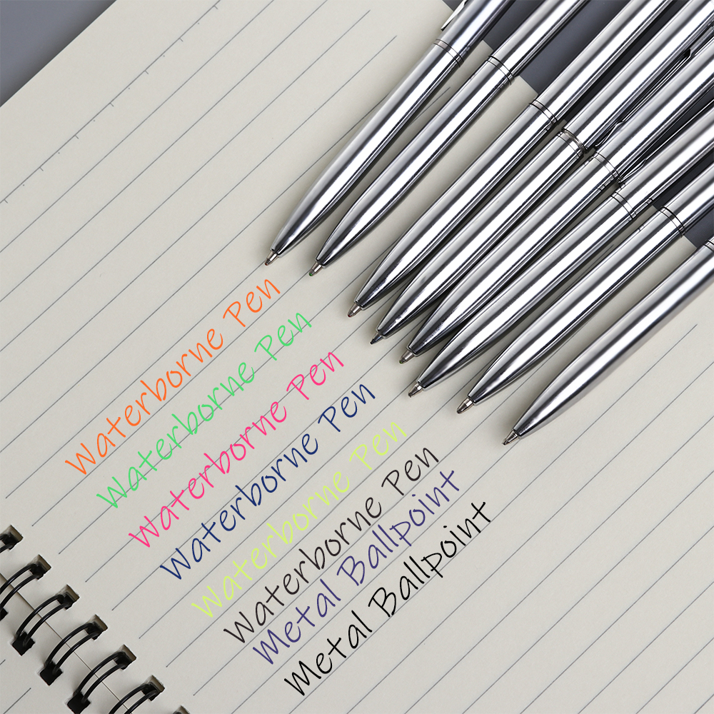 New Mini Waterborne Metal Ballpoint Pen Stationery Gel Smooth Fashion ...