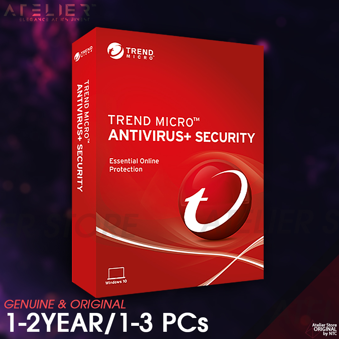Trend Micro Antivirus + Security 1-2 ปี/ 1-3 เครื่อง (Windows) - ของแท้ ...