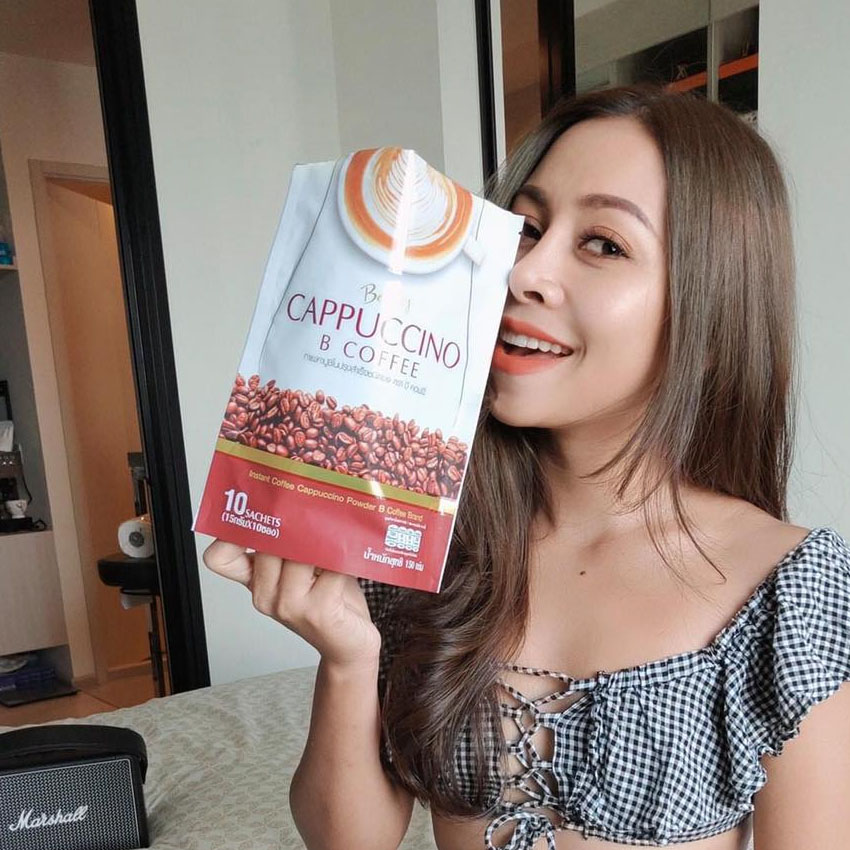 Be Easy Cappuccino B Coffee กาแฟบีอีซี่ คาปูนิโน กาแฟนางบี กาแฟผสมไฟ ...