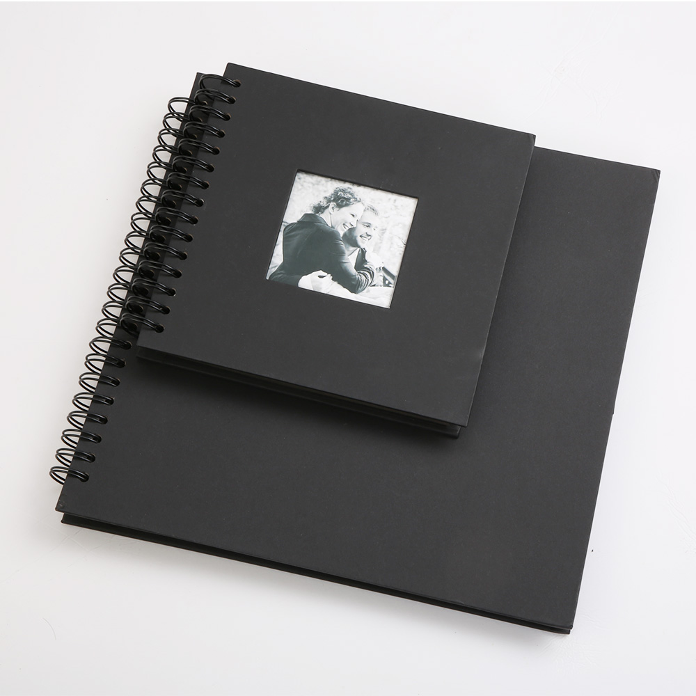 Photo Album Creative 30 Black Pages DIY Album Scrapbooking Craft Paper ...
