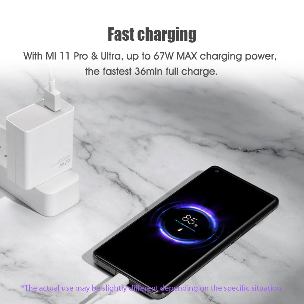 หัวชาร์จเสี่ยวมี่ Xiaomi 67W ของแท้ รองรับชาร์จเร็ว Mi Turbo Charge ...
