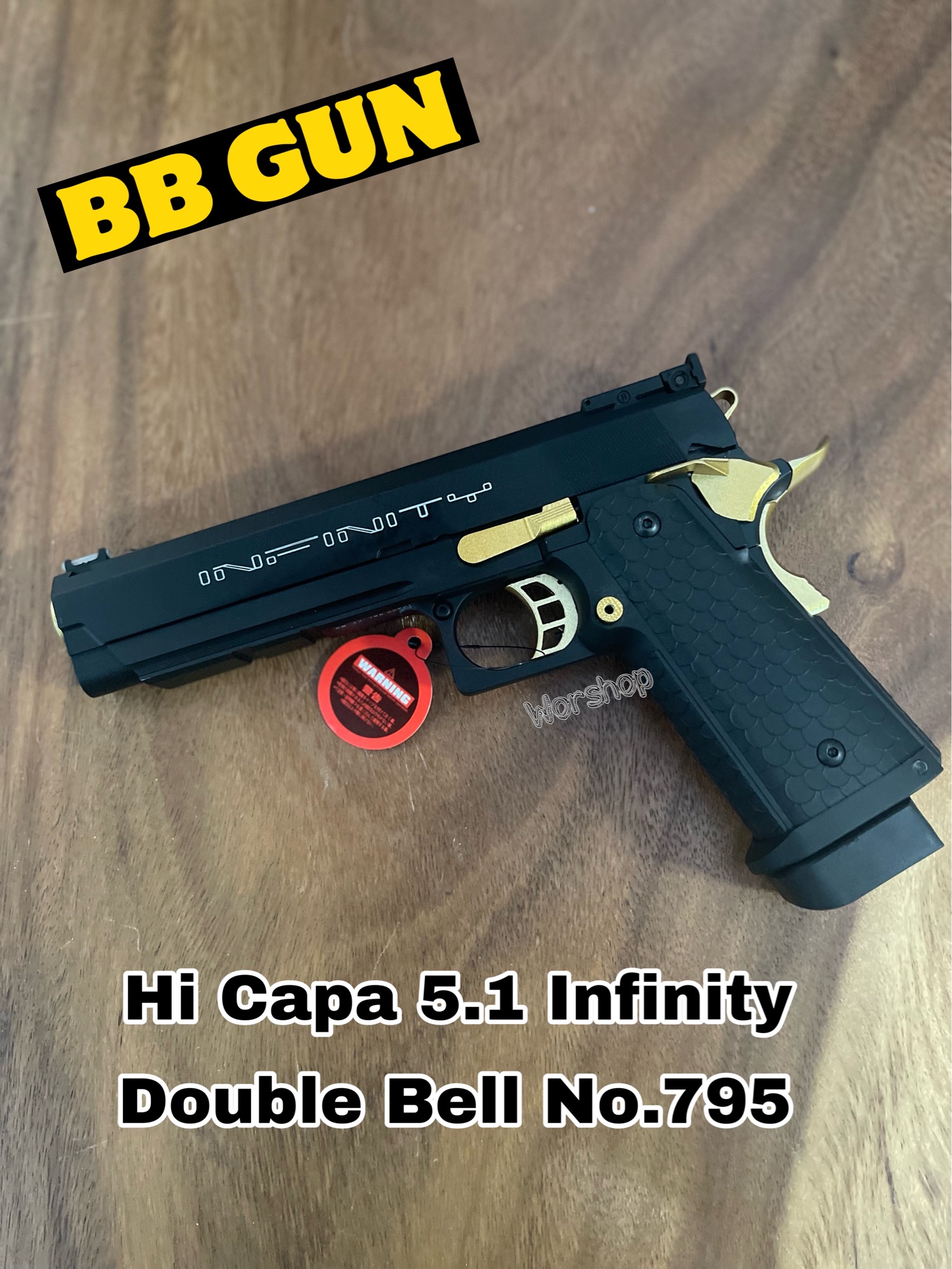 ปืนบีบีกัน รุ่น HI-CAPA 5.1 Infinity IPSC Version ค่าย Double Bell No ...