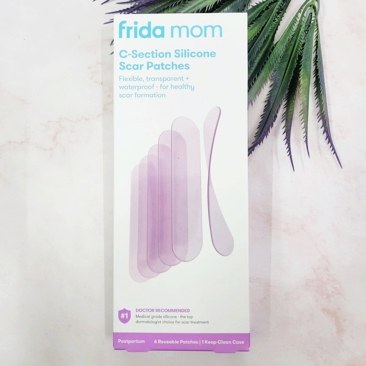 แผ่นแปะปิดรอยแผลเป็นแบบซิลิโคน C-Section Silicone Scar 6 Patches + 1 ...