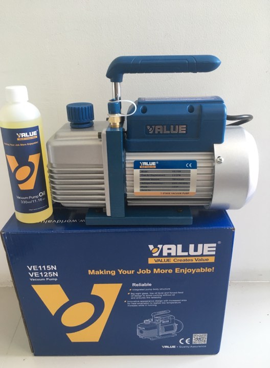 แว๊คคั่มปั๊ม ยี่ห้อ VALUE รุ่น VE115N 57 ลิตรนาที แวคคั่ม (ปั๊มสูญญากาศ ...