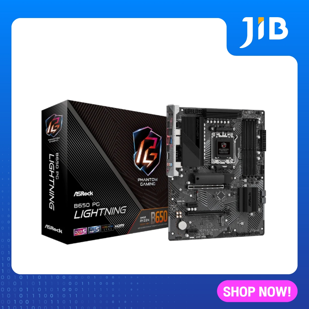 MAINBOARD (เมนบอร์ด) ASROCK B650 PG LIGHTNING (SOCKET AM5) (ATX ...