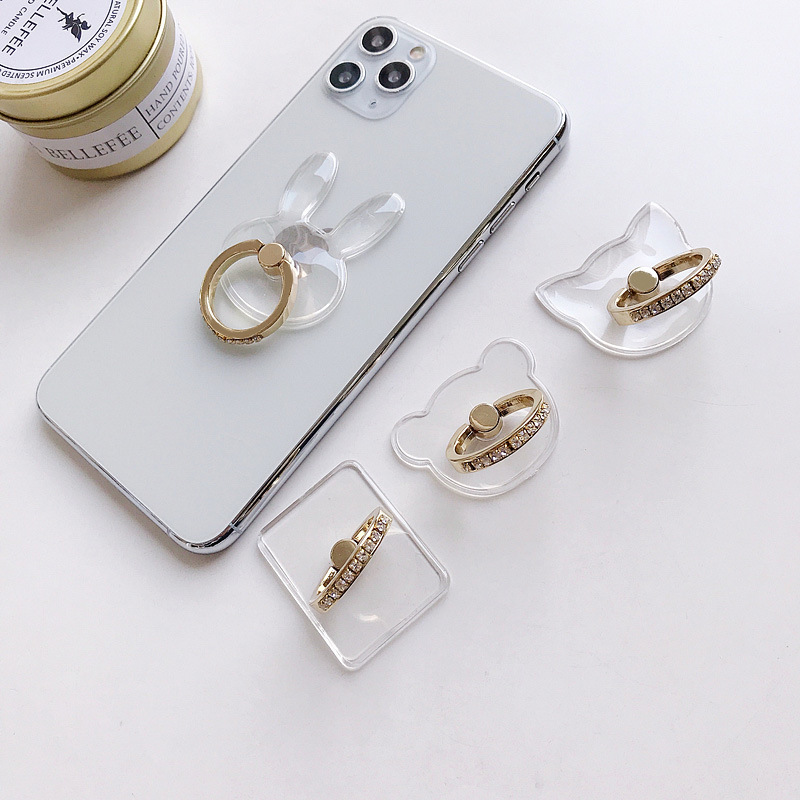 Universal Mobile Phone Holder Stand Finger Ring Magnetic For cute Cell ...