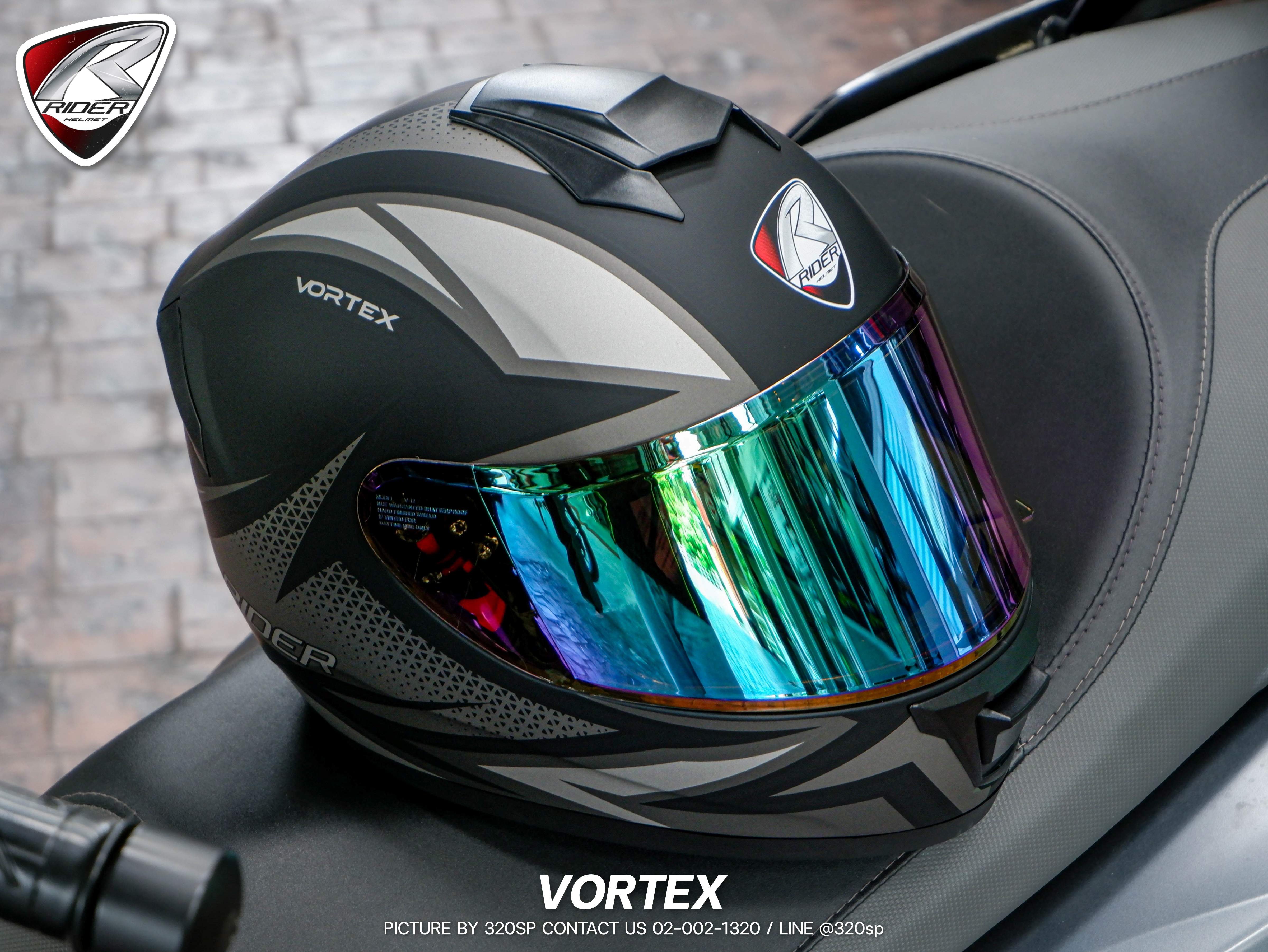 หมวกกันน็อค Rider Vortex 2023 ลายใหม่ล่าสุด ส่งไว!!! | Lazada.co.th