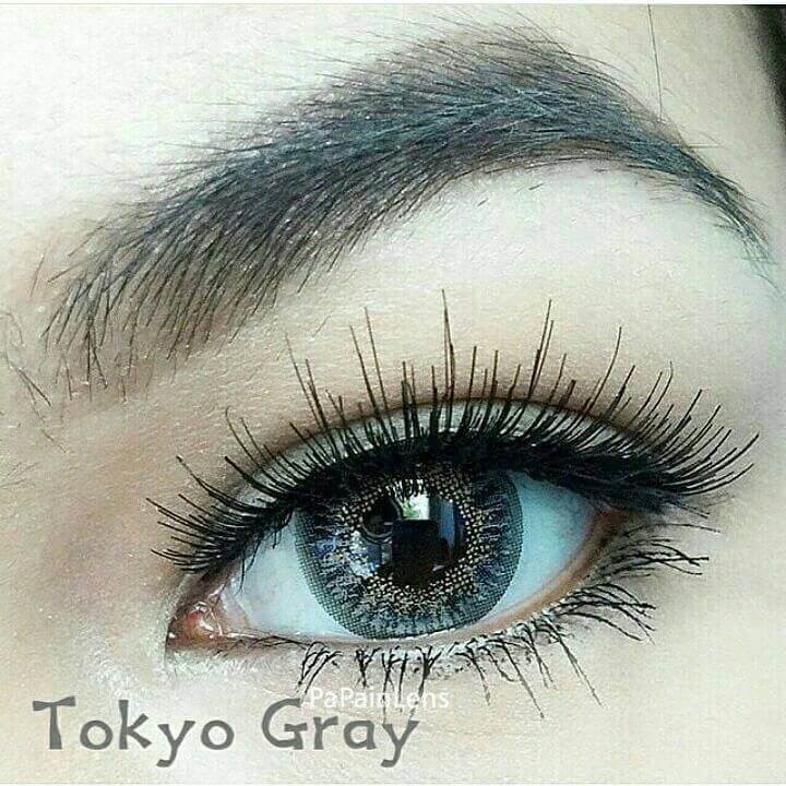 คอนแทคเลนส์ยี่ห้อ Dream color1 รุ่น Tokyo Gray - WINKBIGEYES - ThaiPick
