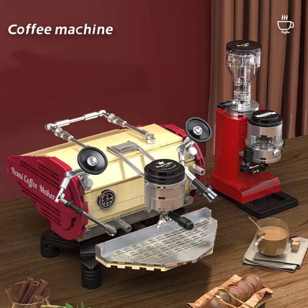 Creative Coffee Machine Retro Modern Machine High Simulation Assembly ...