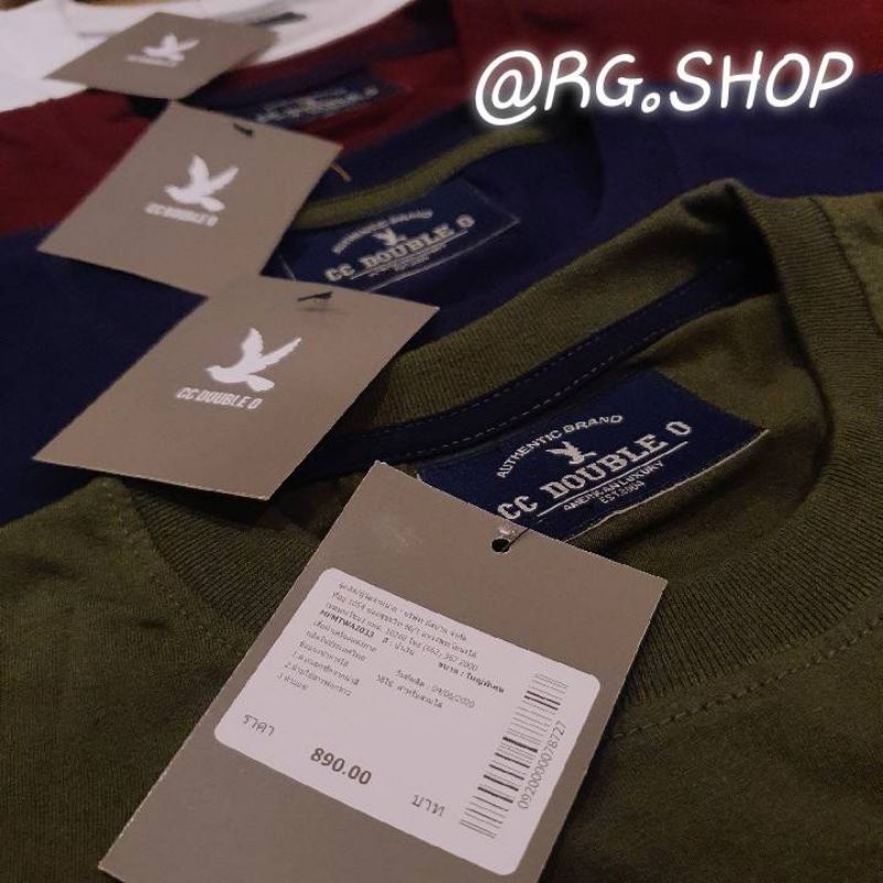 กระเป๋าผ้า เสื้อไหมพรม CC DOUBLE O เสื้อยืดซีซีดับเบิ้ลโอ งานปัก Cotton100 (CC-004) - WiDYXEof ...