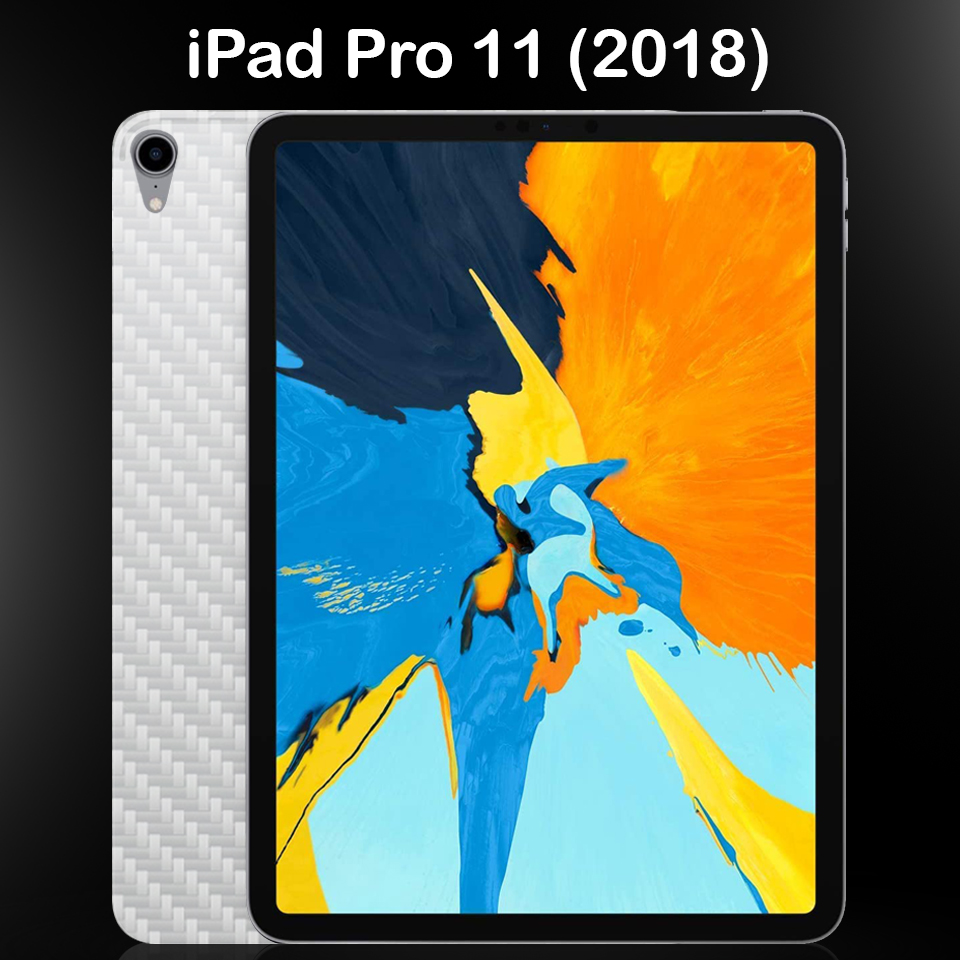 [Popor] ฟิล์มกันรอยหลังเครื่อง ลายเคฟล่า ไอแพด โปร11 (2018) Kevlar Back ...