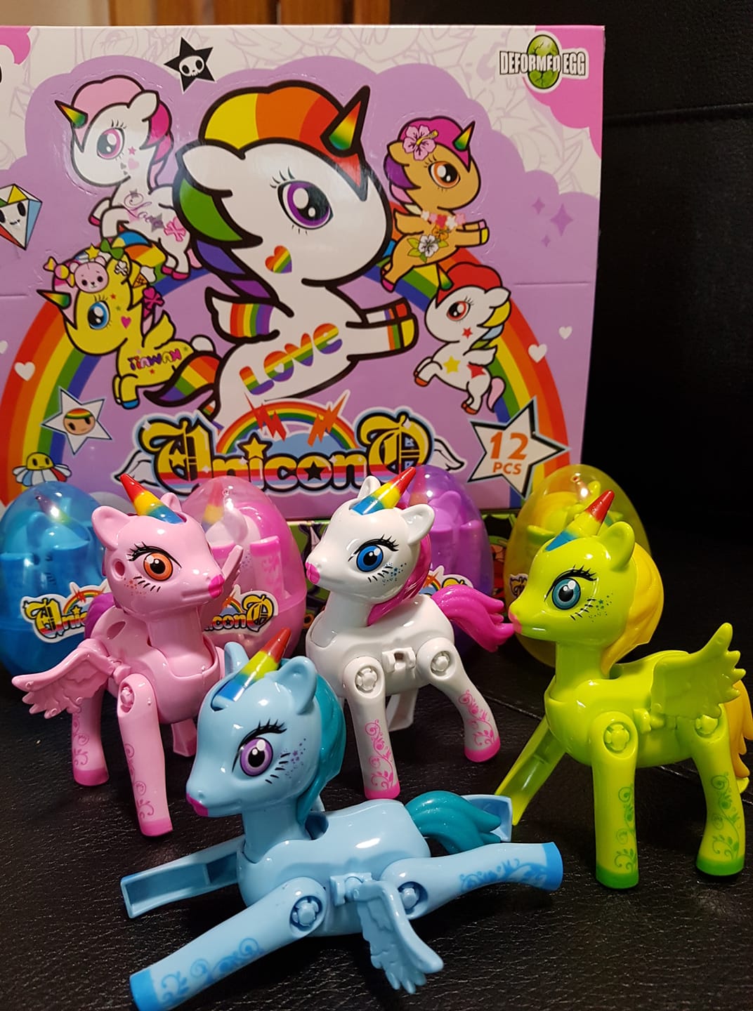 ไข่เซอร์ไพรส์ ม้า pony 4 ฟองใหญ่ๆ เซ็ตโมเดล ม้า pony 4 ฟอง นำออกจากไข่ ...