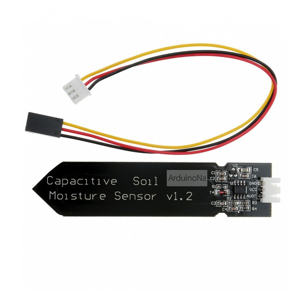 เซนเซอร์วัดความชื้นในดินแบบสัมผัส Capacitive Soil Moisture Sensor ...