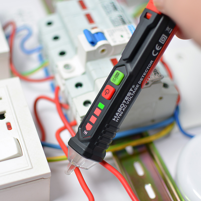 HABOTEST Non-Contact AC Voltage Tester Detector Pen Tester Electrician ...