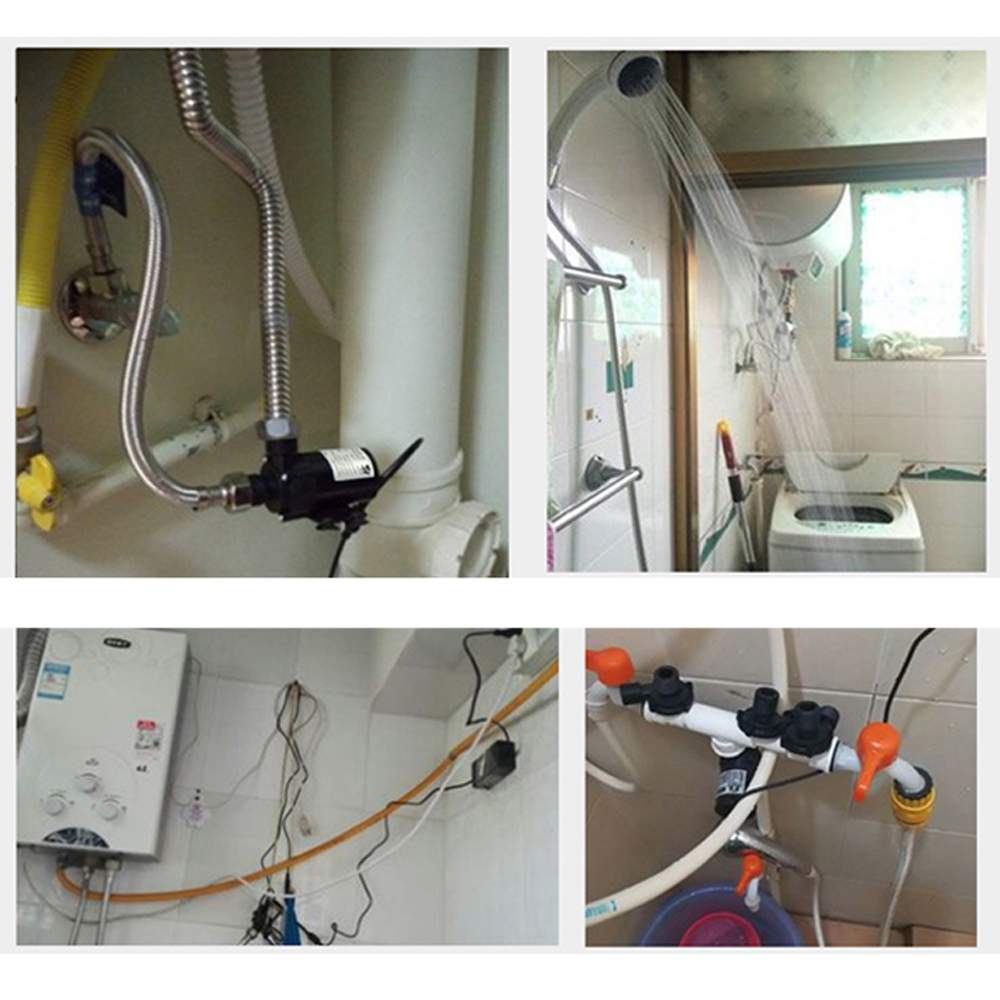 IP68 Silent 4 Points Threaded DC 12V 24V Water Heater Shower Floor ...