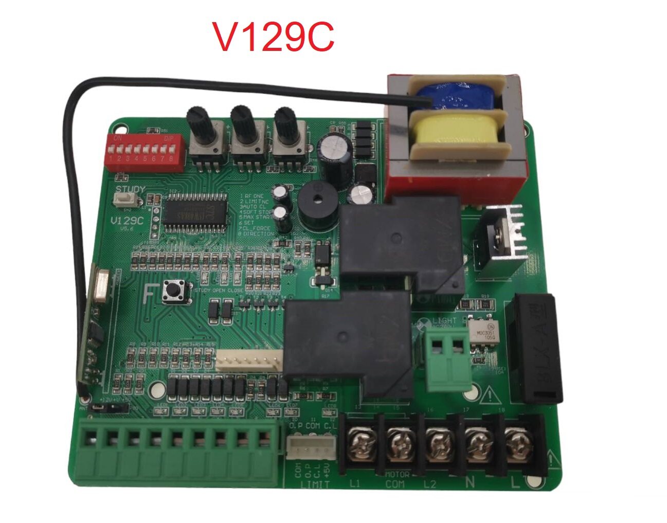 แผงวงจรควบคุมประตูรีโมทBSM V129C ฟังก์ชัน SLOW พร้อมคู่มือภาษาไทย ...