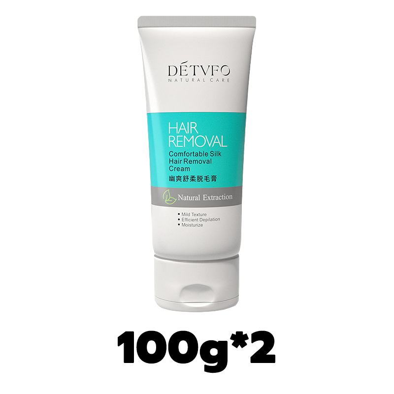DETVFO ครีมกำจัดขน 100g กำจัดขนน้องสาว กำจัดขนอย่างอ่อนโยน กำจัดขนรักแร้ กำจัดขนที่ลับ กำจัดขน ...