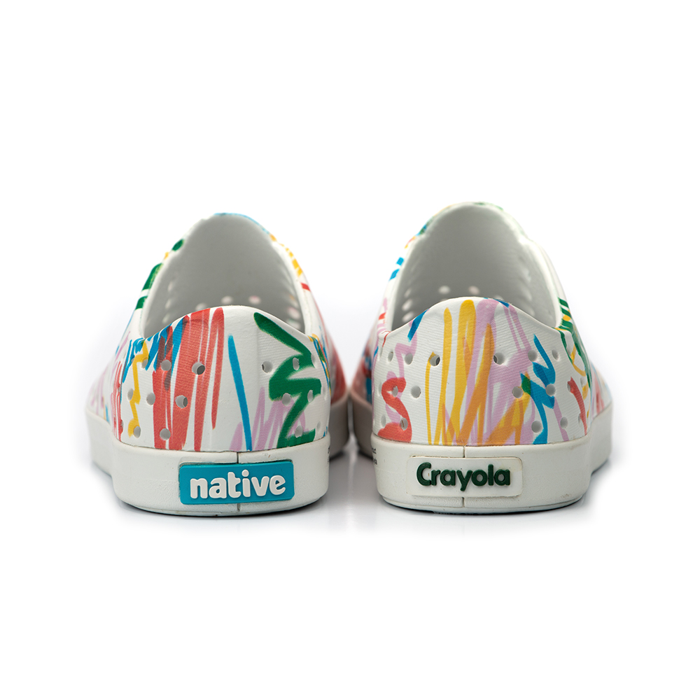 Native รองเท้ากันน้ำเด็กเล็ก EVA รุ่น Jefferson print สี SHELL WHITE ...