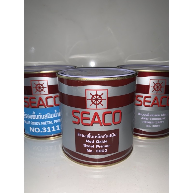 โปรสุดคุ้ม+++ สีรองพื้นเหล็กกันสนิม สีแดง สีเทา สีน้ำเงิน SEACO สีซีโก้ ...