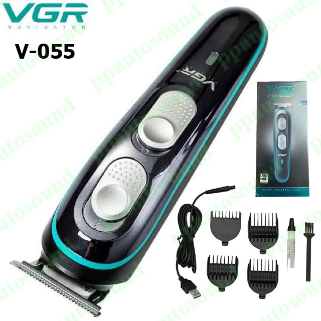 VGR V-055 แบตตาเลี่ยนตัดแต่งทรงผมเด็กและผู้ใหญ ปัตเตอเลี่ยน ขนาดพกพา แกะลาย กันขอบ HAIR CLIPPER ...