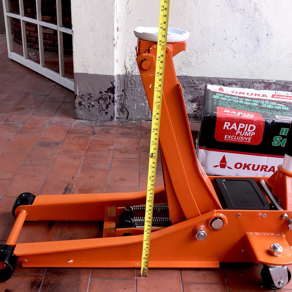 OKURA แม่แรง3ตันโหลดเตี้ย 2สูบ รุ่นOK-3EL แม่แรงตะเข้3ตัน แม่แรง - wp_shop 1595487197 - ThaiPick