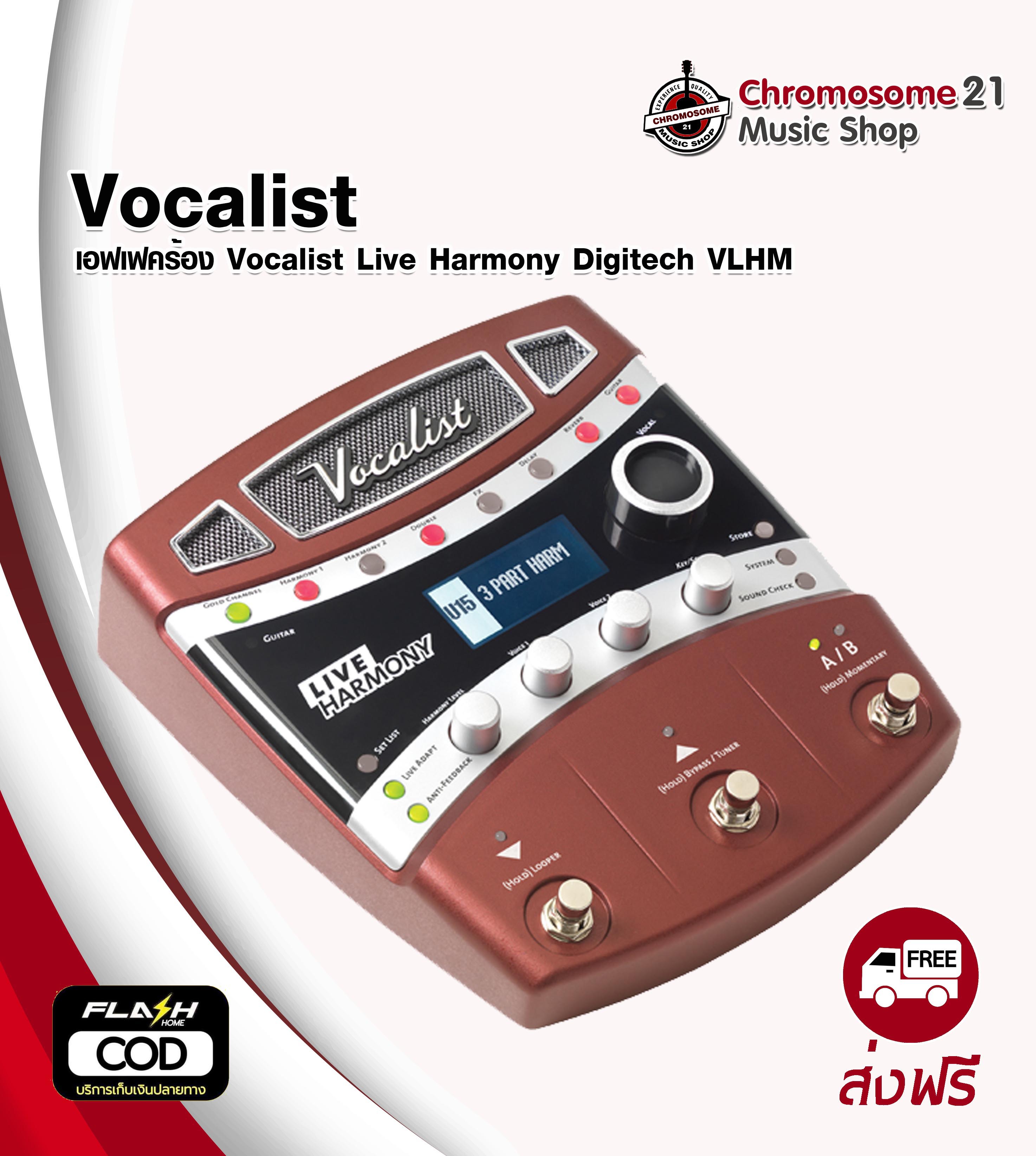 เอฟเฟคร้อง Vocalist Live Harmony Digitech VLHM | Lazada.co.th